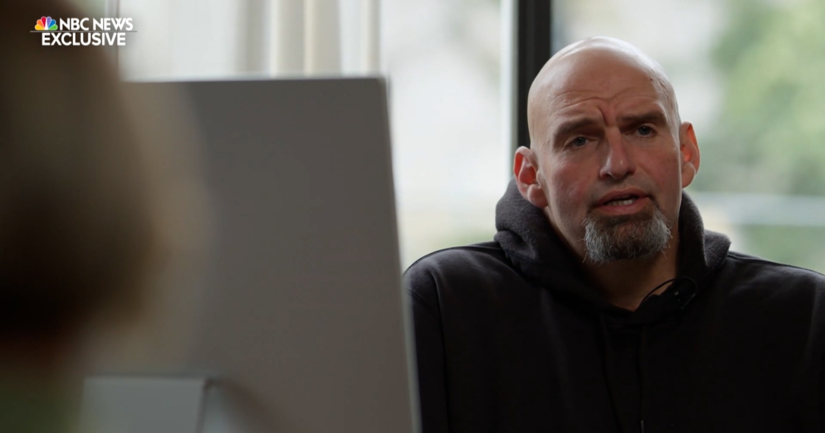 Fetterman on recovery after stroke: ‘It changes everything’