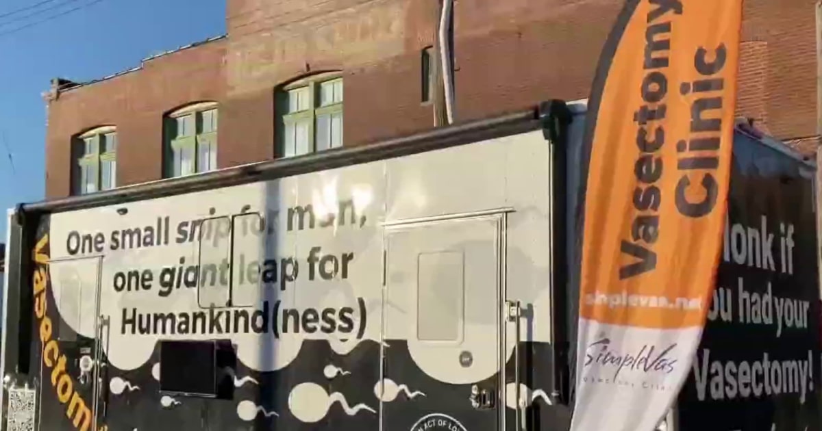 Vasectomy clinic goes mobile as demand spikes following Roe decision