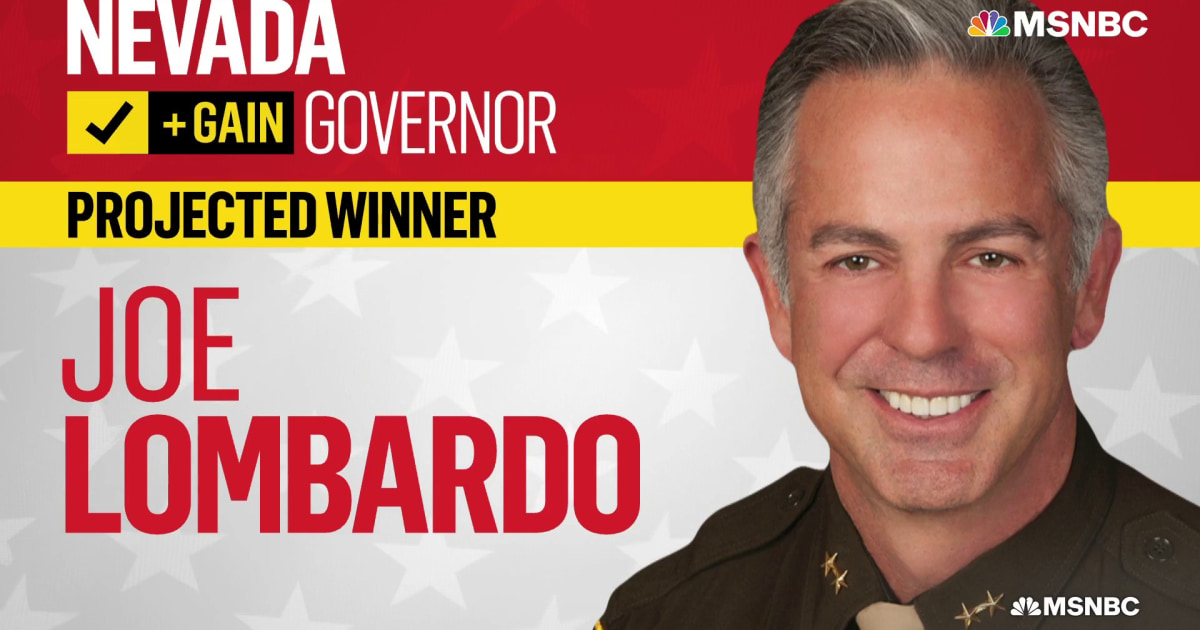 Joe Lombardo wins Nevada governor's race, NBC News projects