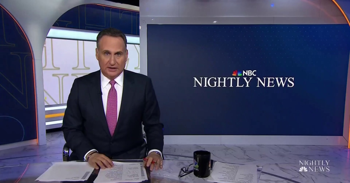 Nightly News Full Broadcast (November 12th)