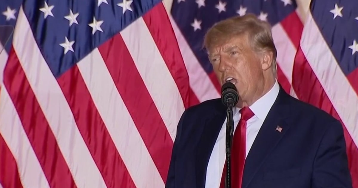 Trump announces 2024 presidential run