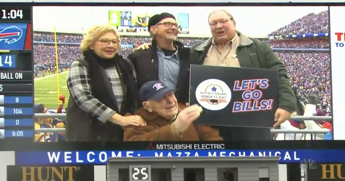 Buffalo Bills surprise 98-year-old World War II veteran