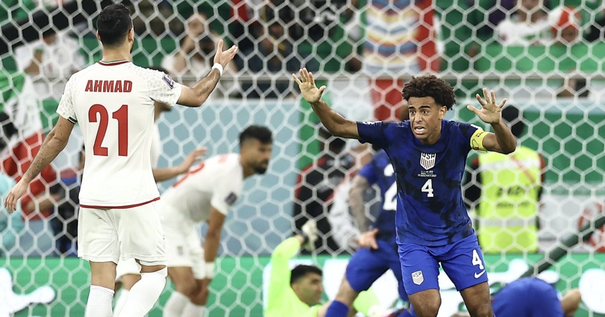 Team USA beats Iran to progress to World Cup knock-out round