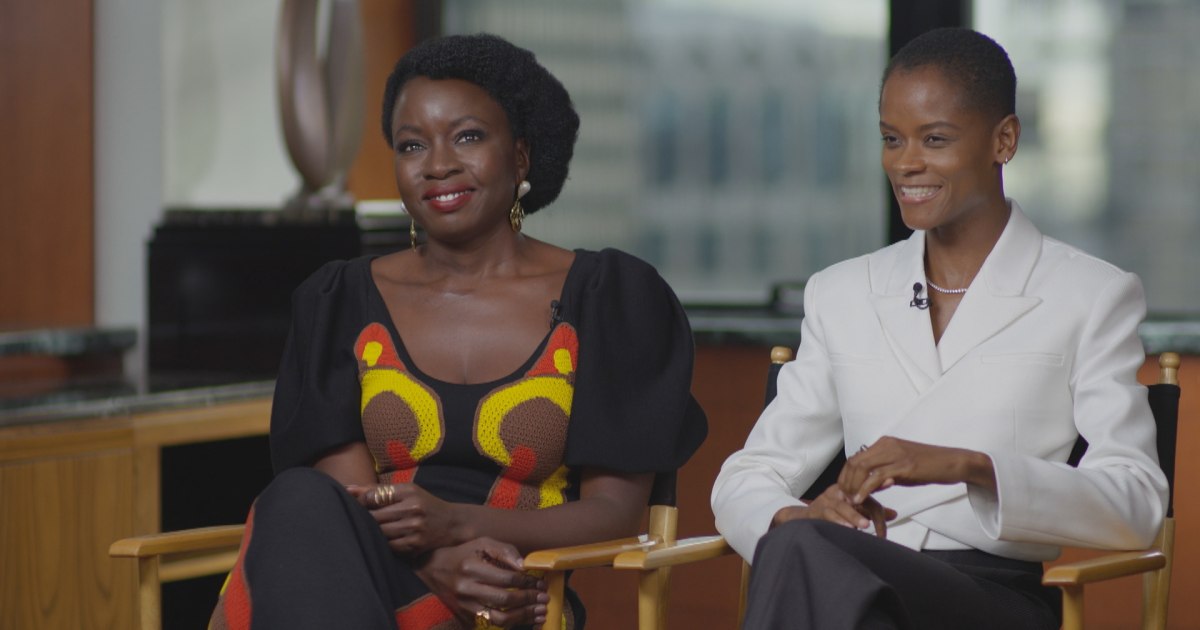 ‘Black Panther’ stars Danai Gurira and Letitia Wright: extended ...