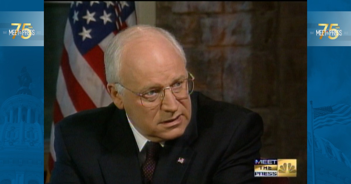 Full episode: Dick Cheney's post-9/11 interview