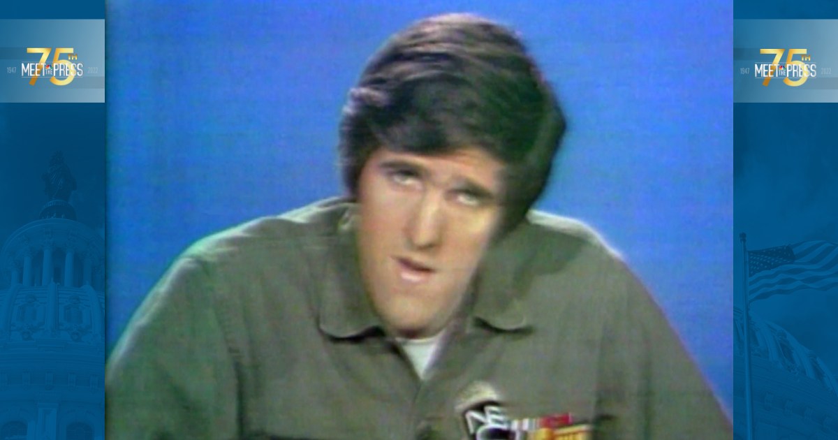Full episode: John Kerry's 1971 Vietnam War interview