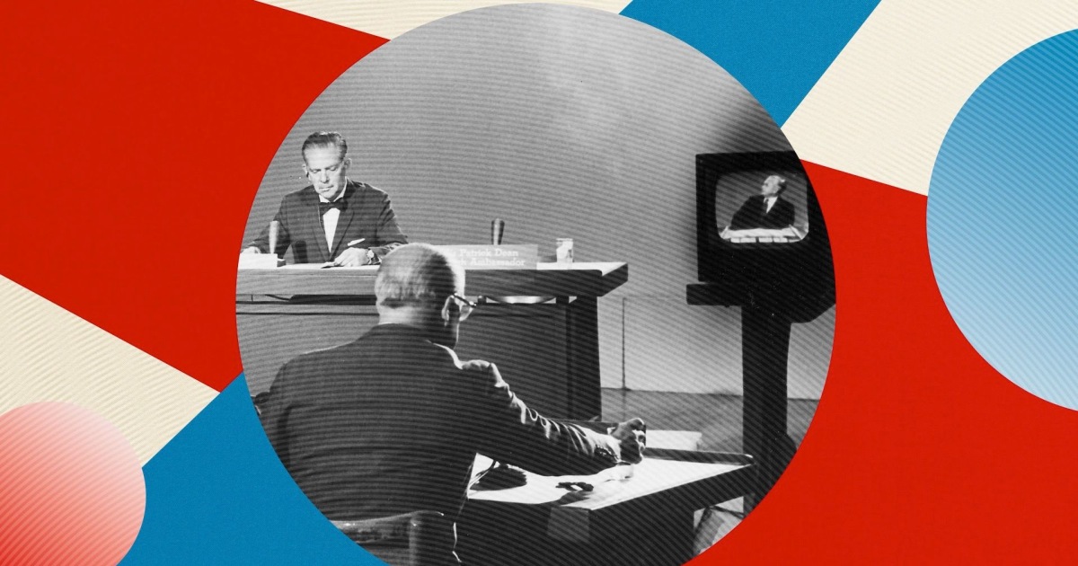 Live from London: First live satellite interview occurs on 'Meet the Press'