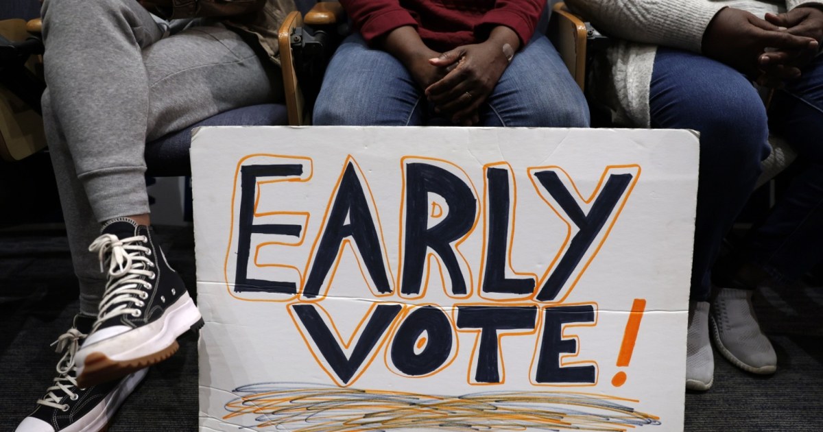 Georgia’s Senate runoff election early voting