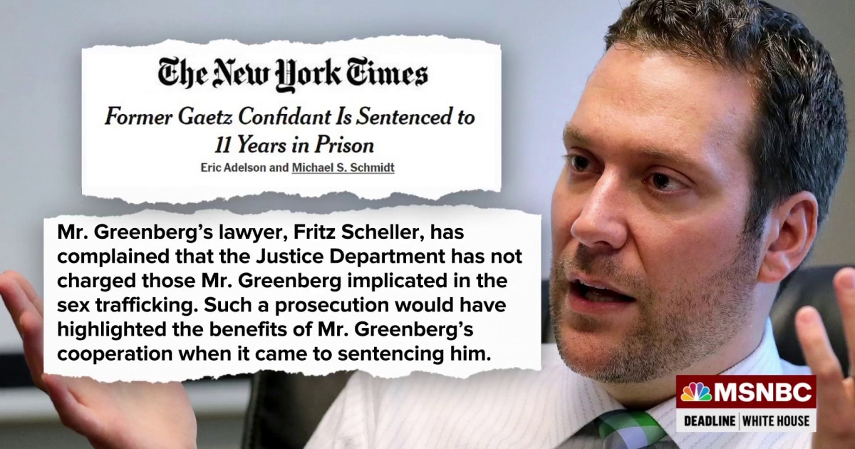 Fmr Gaetz Confidant Sentenced To 11 Years In Prison