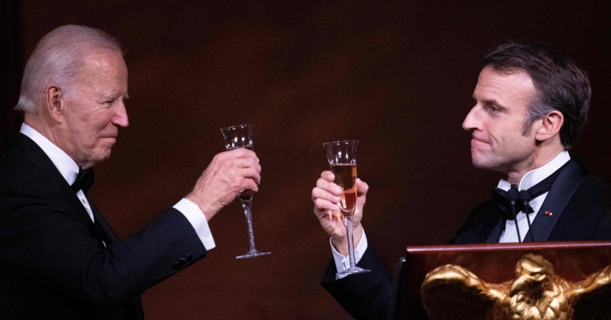 Biden hosts French President Macron at administration’s first state dinner