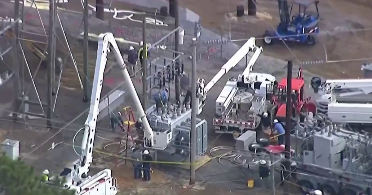 Thousands in North Carolina without power days after ‘targeted attack ...