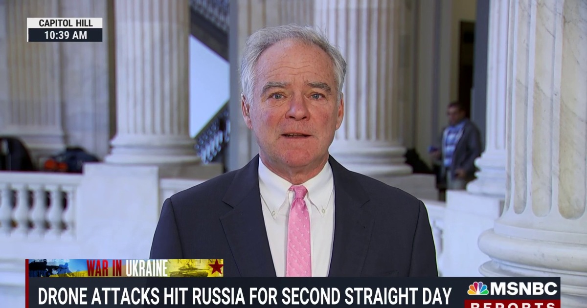 Sen. Tim Kaine (D-Va): Russia's invasion is "violating all the norms of ...