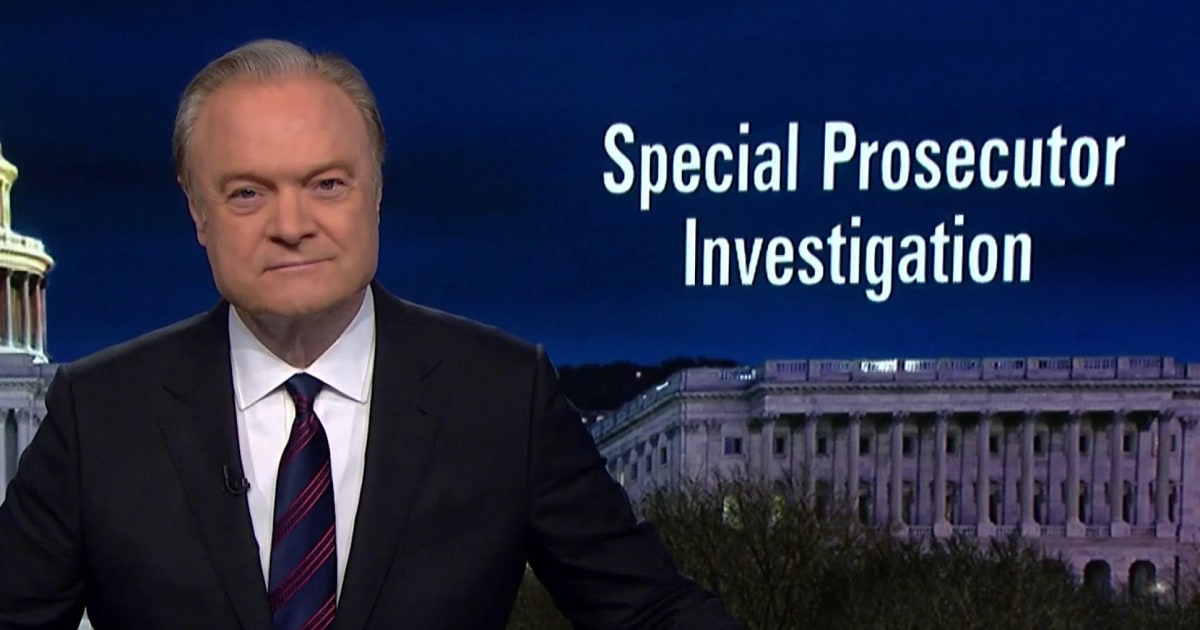Lawrence: Special prosecutor reveals he's expanding Trump investigation