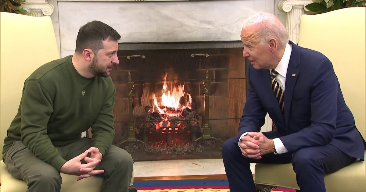 Biden and Zelenskyy meet at White House