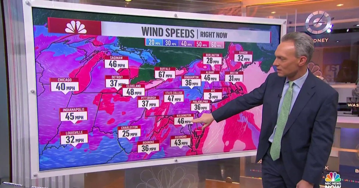 Winter storm forecast: Hurricane-strength winds hit Buffalo