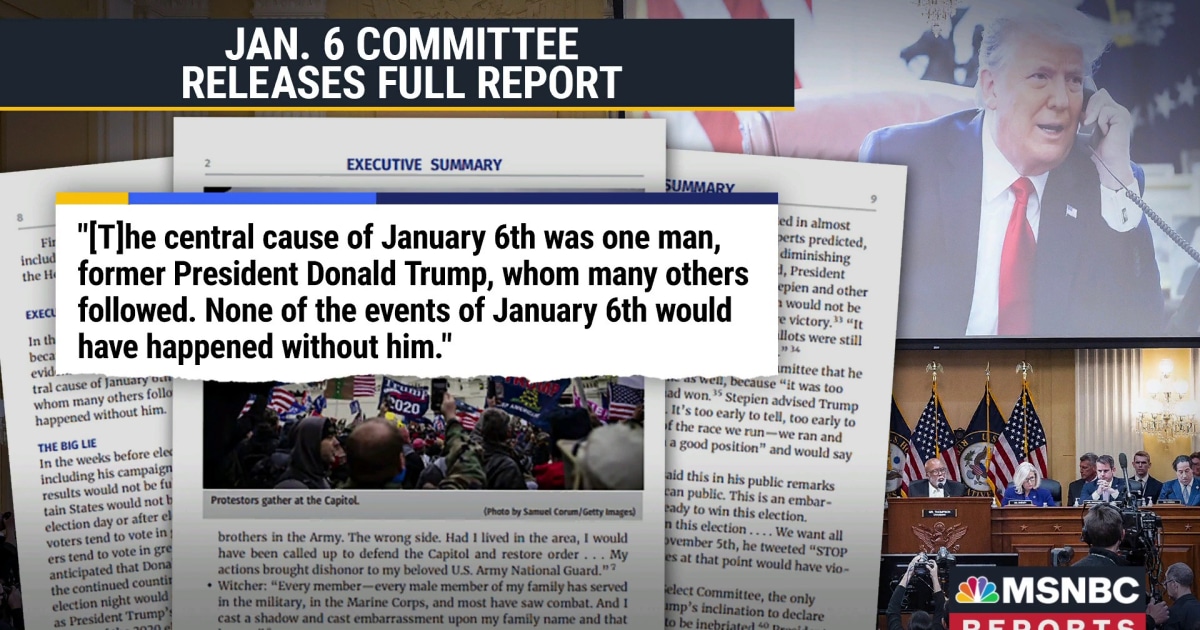Jan. 6th committee's final report influence on the GOP - TrendRadars