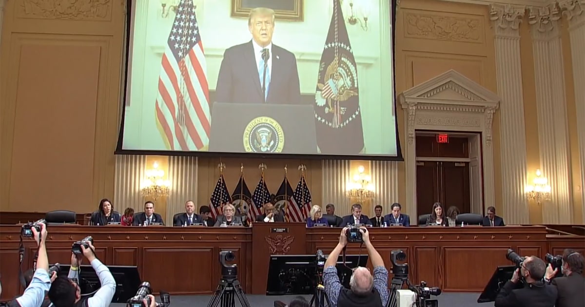 Watch: Jan. 6 committee presents key video evidence compilation