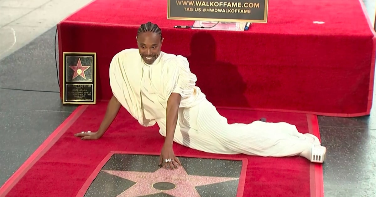 Actor Billy Porter honored with star on Hollywood Walk of Fame