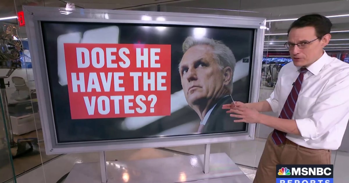 Breaking down the votes McCarthy needs to become speaker