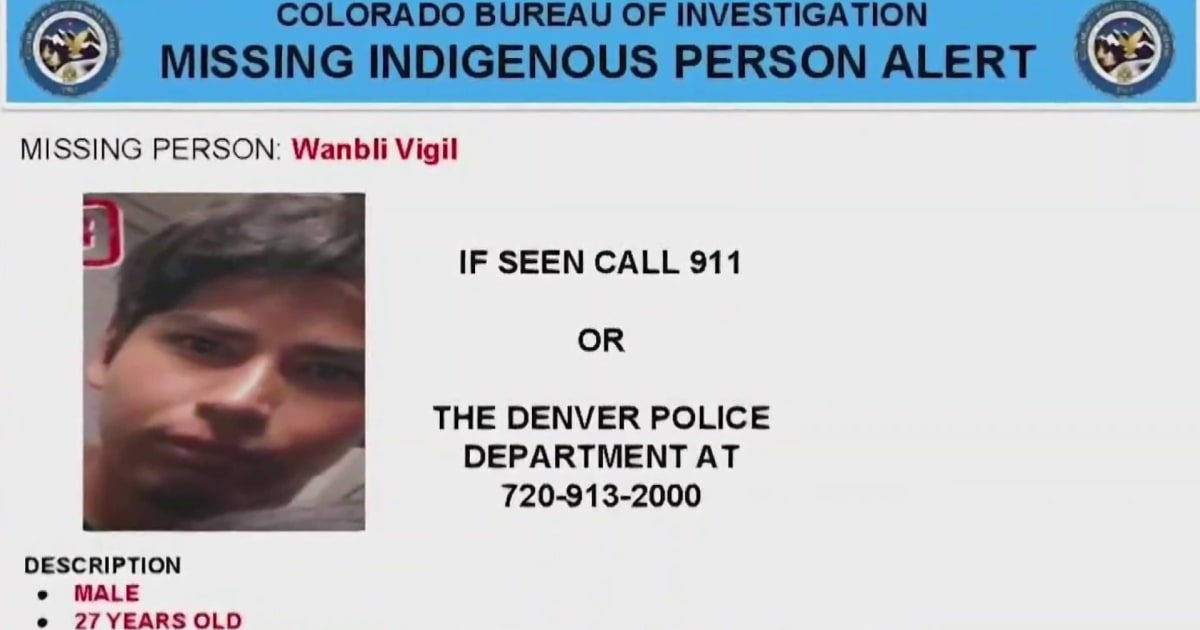 First missing Indigenous person alert issued in Colorado