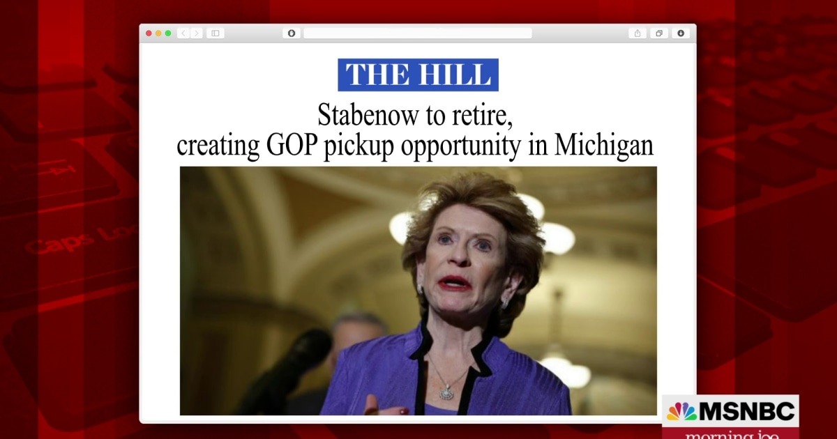Democratic Sen. Debbie Stabenow announces she won't seek re-election Democratic Sen. Debbie Stabenow announces she won't seek re-election