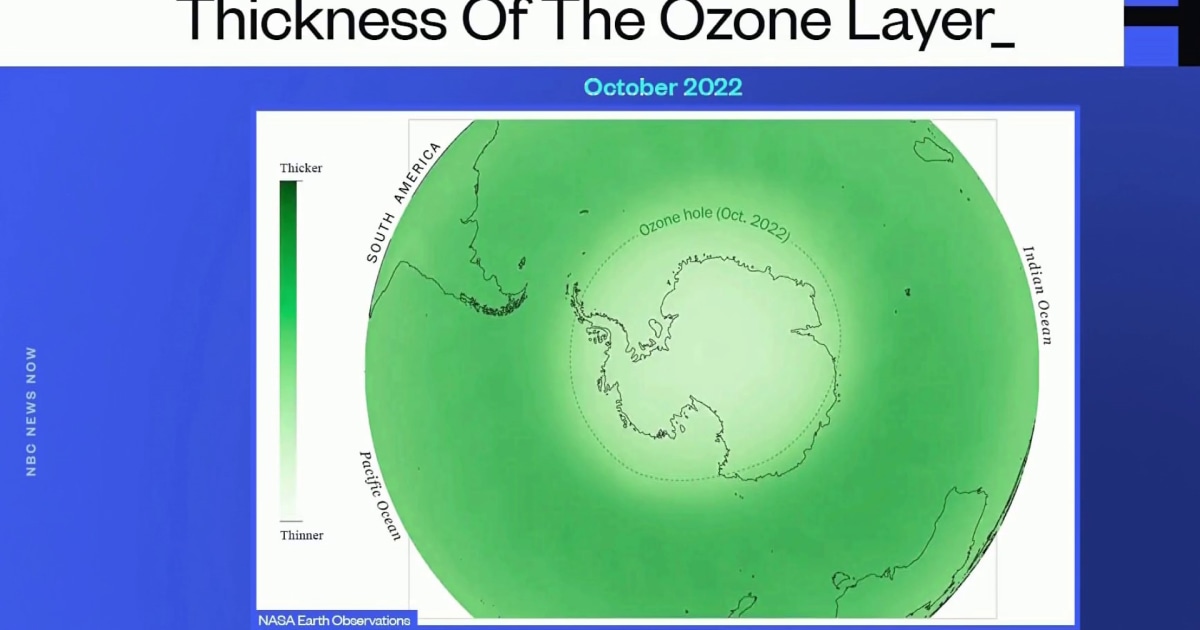 Scientists say restoration of the ozone layer is back on track
