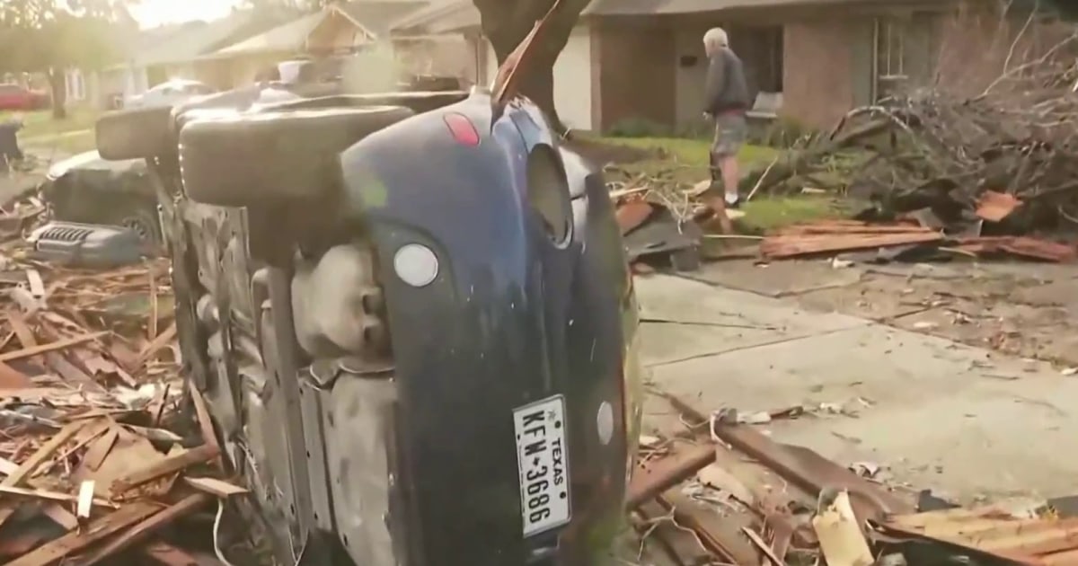 Texas sees tornado and snow as severe weather sweeps across the nation