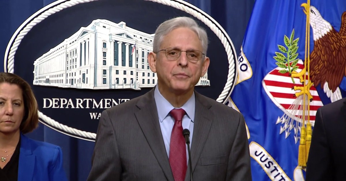 Garland Announces Doj Action Against International Ransomware Network