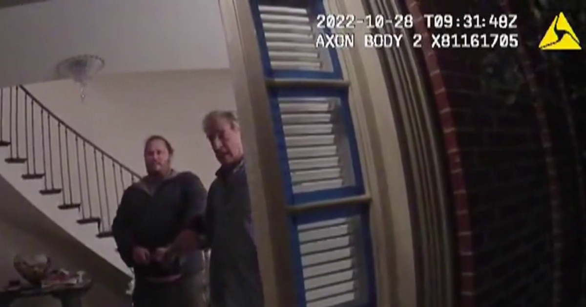 Police Release Bodycam Footage From Paul Pelosi Hammer Attack