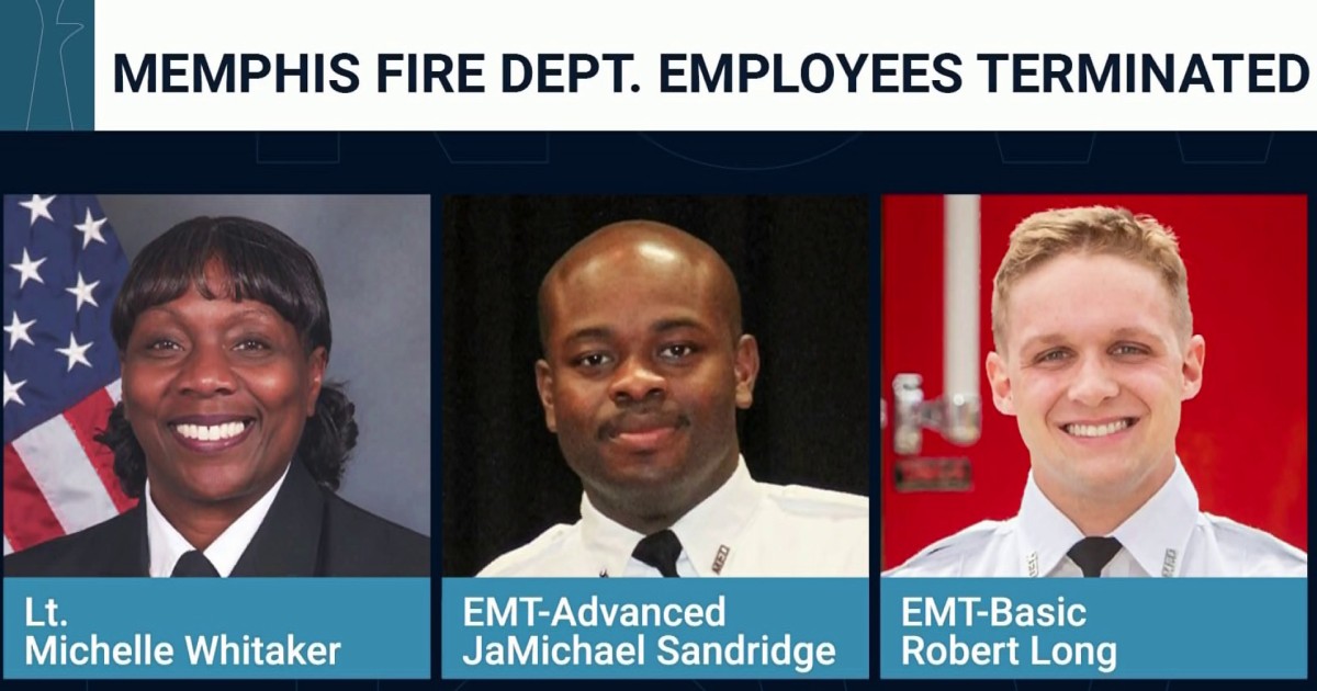 Memphis Fire Department terminates three employees following Tyre ...