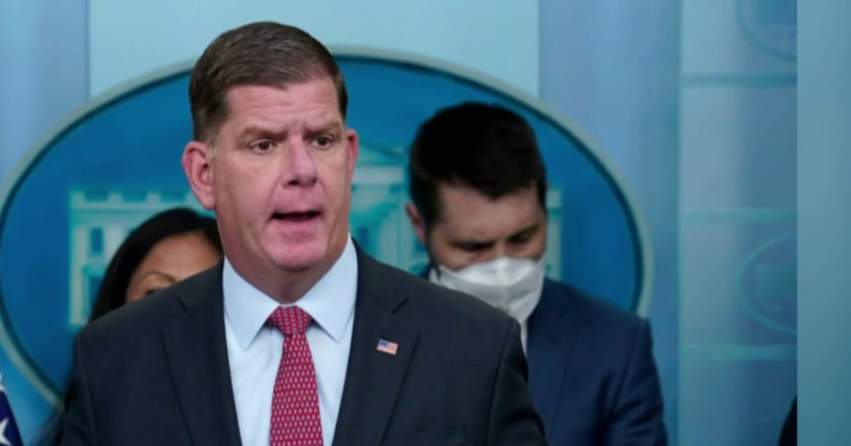 Secretary of Labor Marty Walsh expected to depart Biden administration