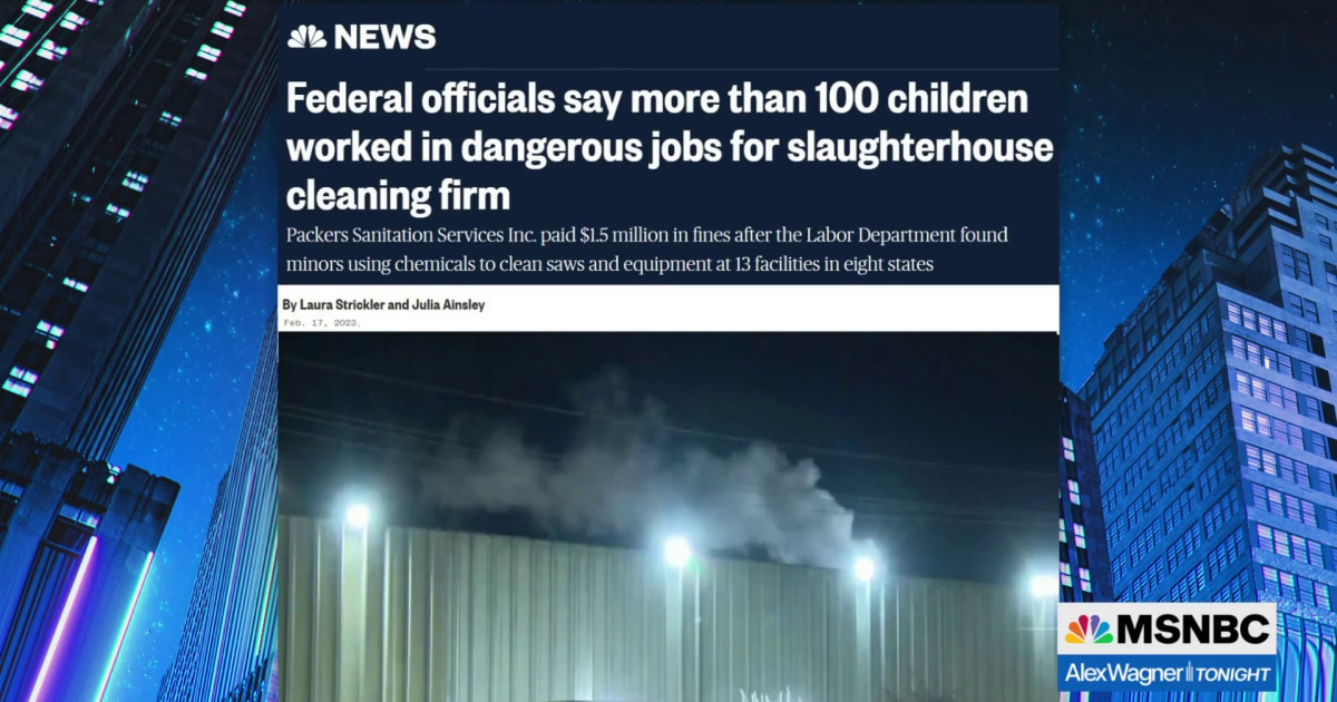 Feds bust company using child labor to clean meatpacking plants