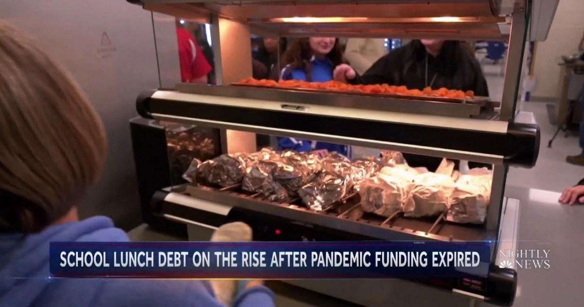 Schools mired with debt after school meals federal funds end