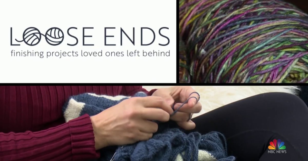 Knitters finish craft projects for loved ones who’ve passed
