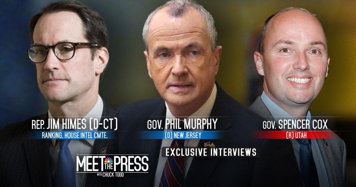 Feb. 12 — Rep. Jim Himes, Govs. Phil Murphy and Spencer Cox