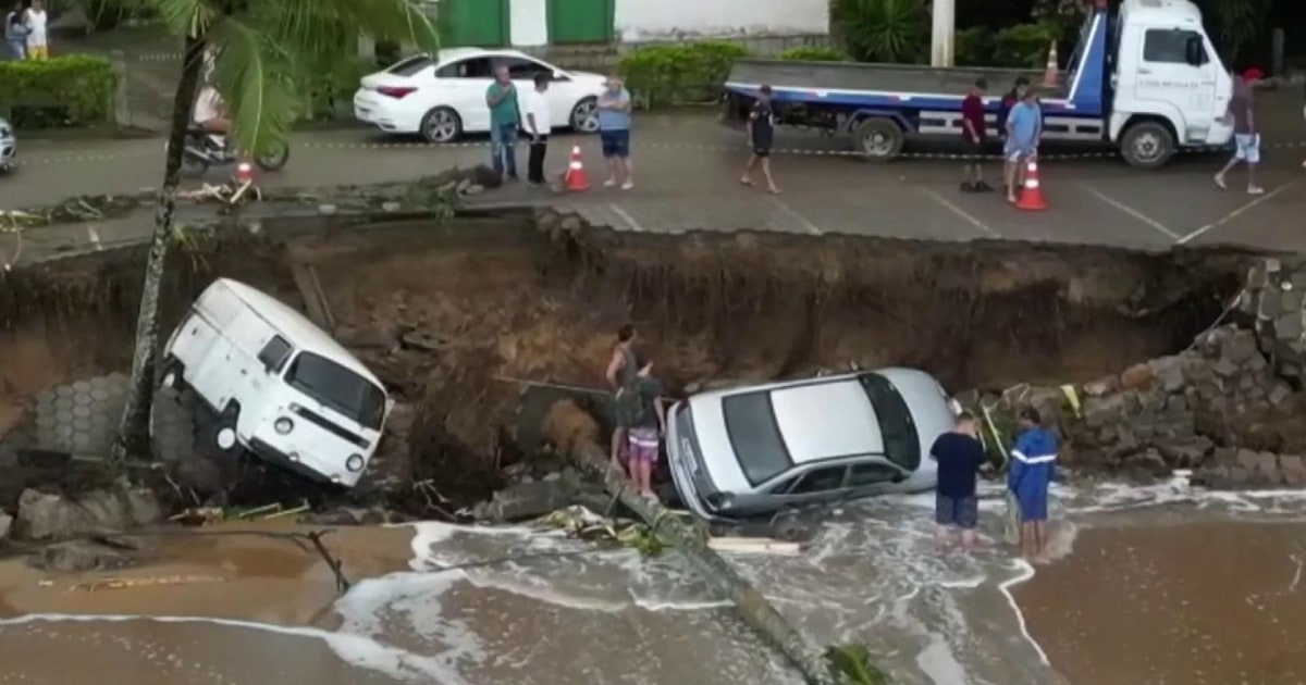 Dozens killed after extreme weather strikes southeast Brazil