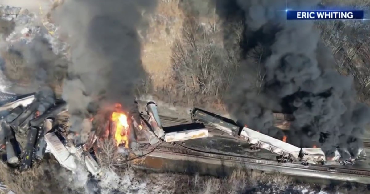Ohio train derailment: New area of concern revealed by NTSB