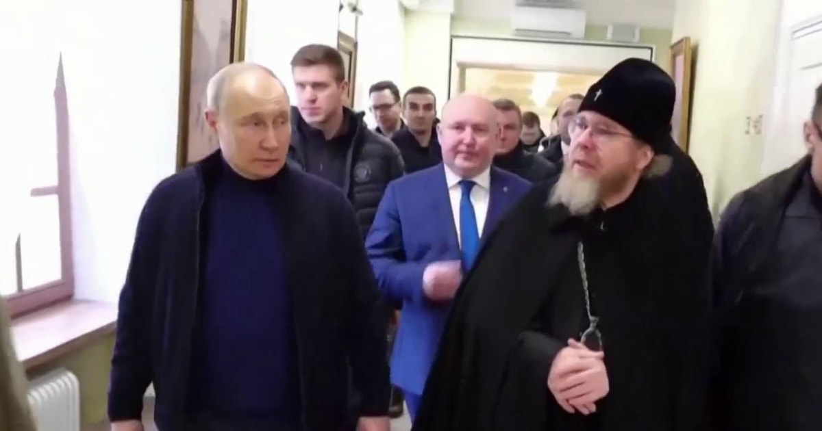 Putin tours Crimea on anniversary of annexation from Ukraine