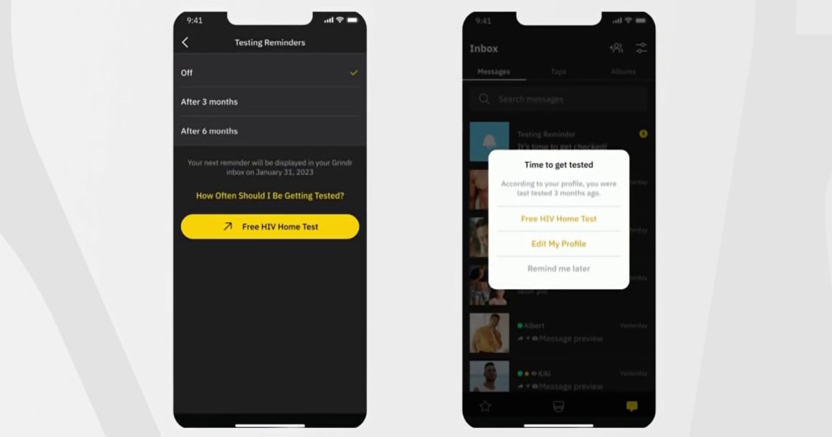 Grindr joins push to distribute free at-home HIV tests
