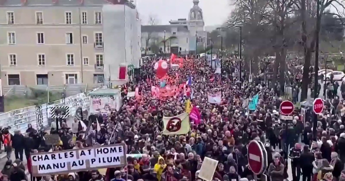 Protests intensify across France over pension reform
