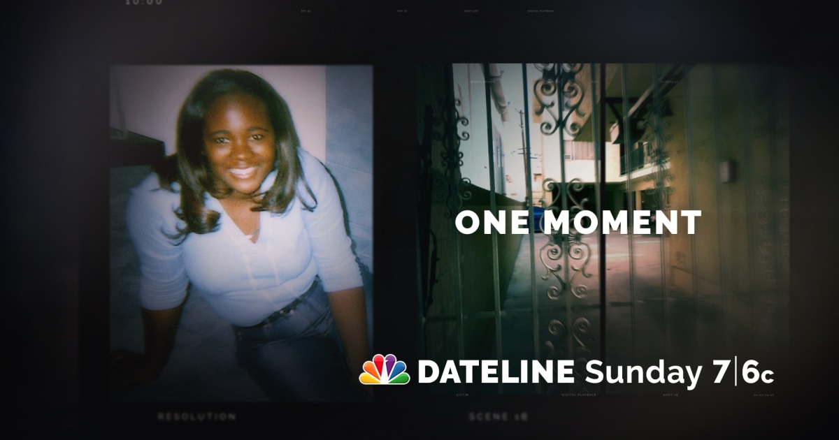 DATELINE SUNDAY SNEAK PEEK: One Moment