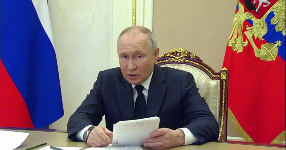 Putin accuses Ukrainians of staging a 'terrorist attack' near the border