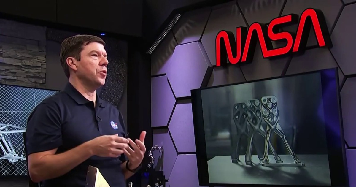 NASA engineers use A.I. to design spacecraft parts