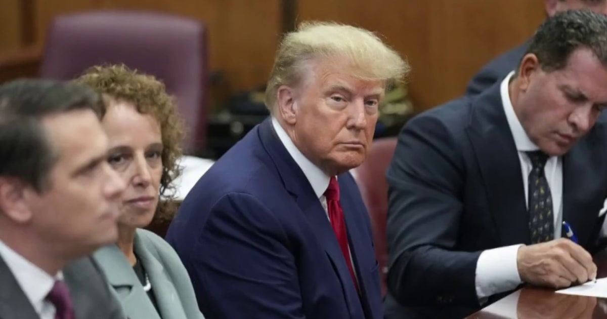 Trump pleads not guilty to 34 counts of falsifying business records