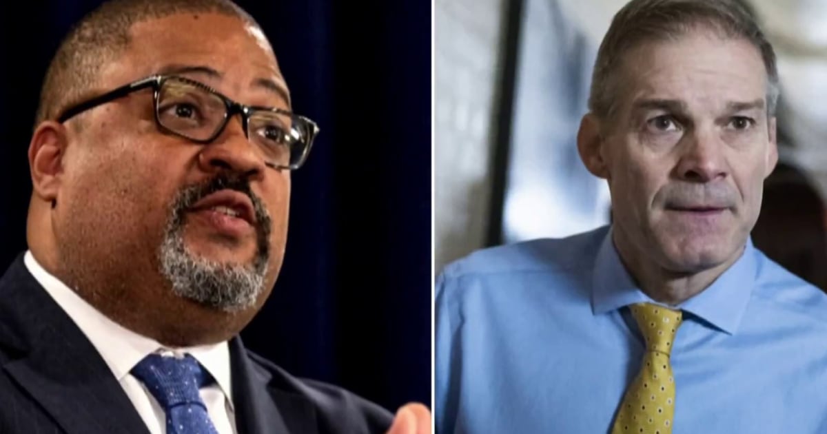 Manhattan DA Bragg sues Judiciary Chair Jim Jordan