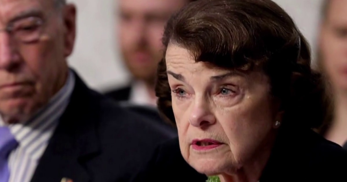Senator Feinstein faces first call to resign from member of Congress