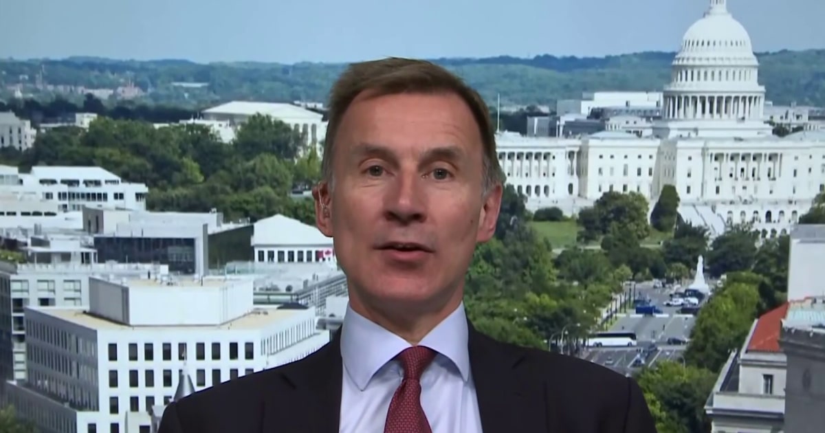 Jeremy Hunt: Europe and North America must ‘stand shoulder to shoulder ...