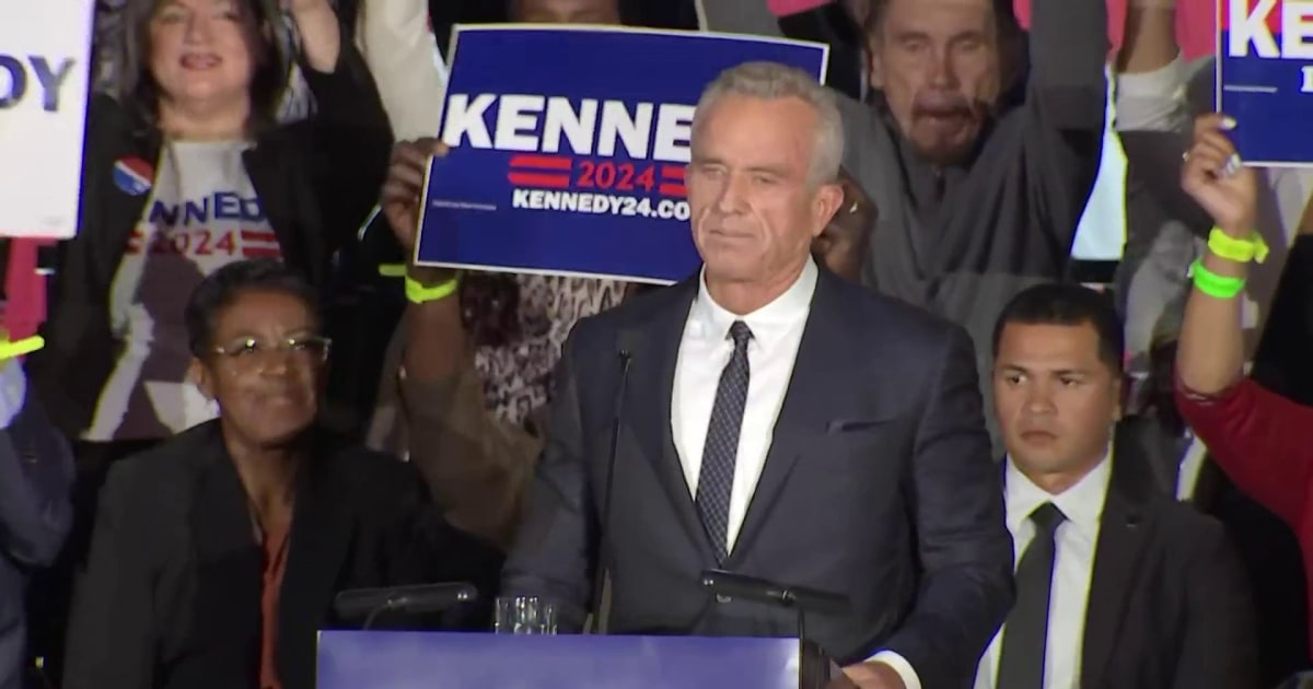 Robert F. Kennedy Jr. announces Democratic 2024 presidential bid