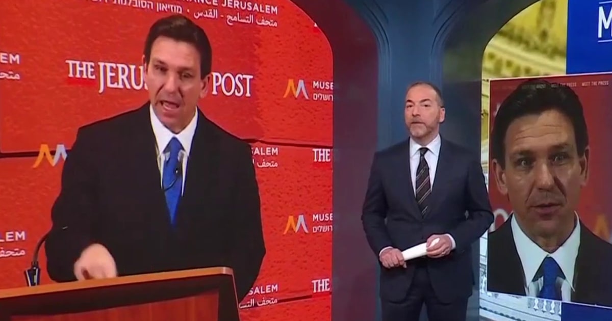 Chuck Todd: DeSantis ‘collecting problems, not supporters’ with Disney ...
