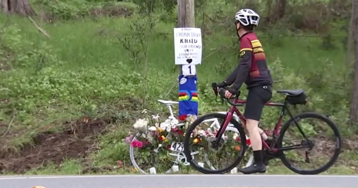 Champion cyclist fatally struck by car while biking memorialized